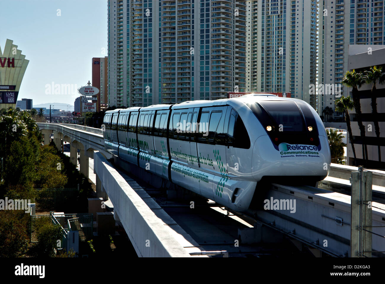 Las vegas monorail Banque de photographies et d’images à haute ...