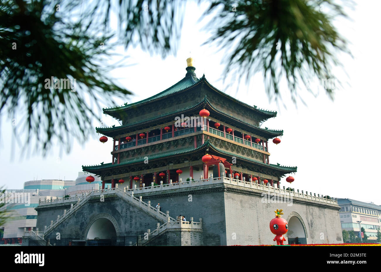 Xi’an tour de la cloche Banque de photographies et d’images à haute ...