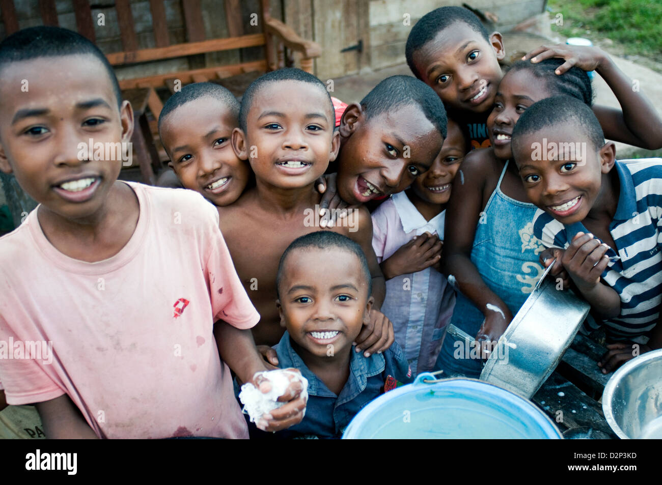 Enfants malgaches madagascar malagasy Banque de photographies et d ...