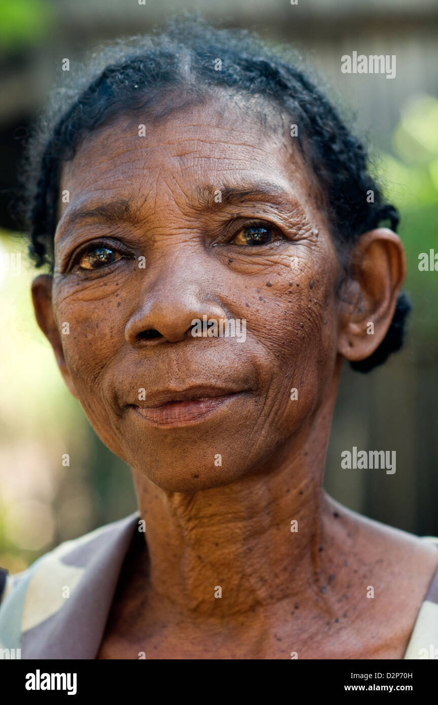 Femme de Sambava, madagascar Photo Stock - Alamy