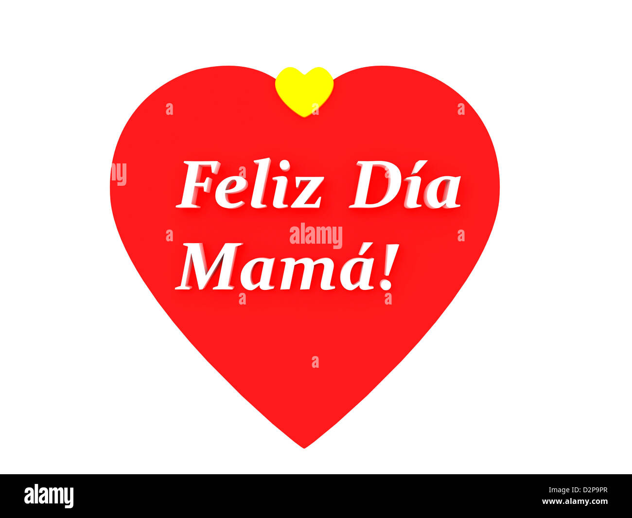 Afiche dia de la madre Banque d'images détourées - Alamy