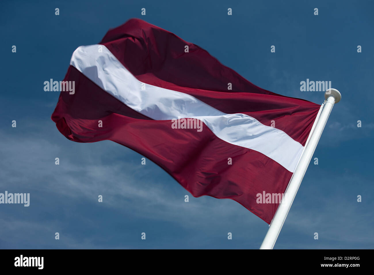 Drapeau letton Banque de photographies et d’images à haute résolution ...