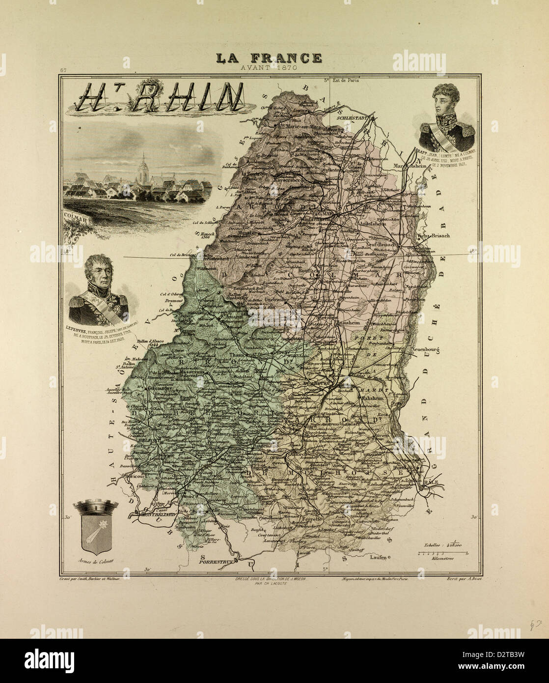 Carte haute rhin Banque de photographies et d’images à haute résolution ...