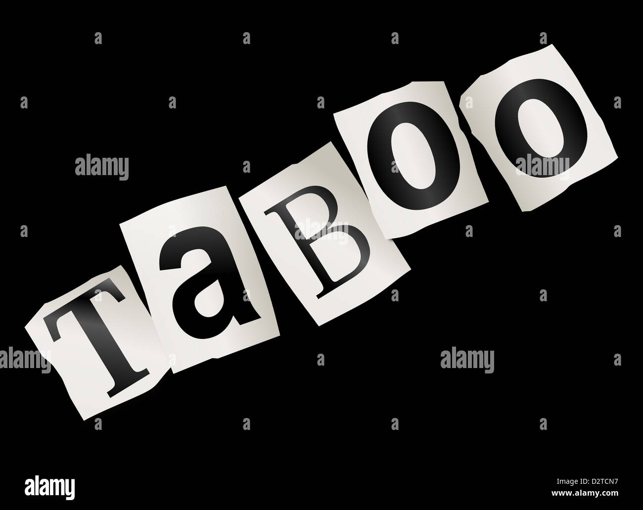 Taboo word Banque de photographies et d’images à haute résolution - Alamy