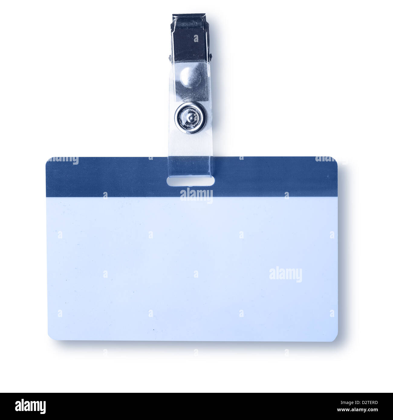 Badge d'identification en plastique Banque de photographies et d’images ...