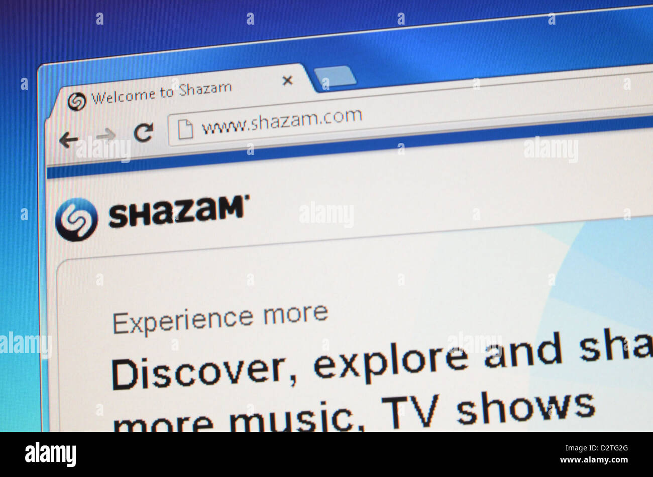 Shazam logo Banque de photographies et d’images à haute résolution - Alamy