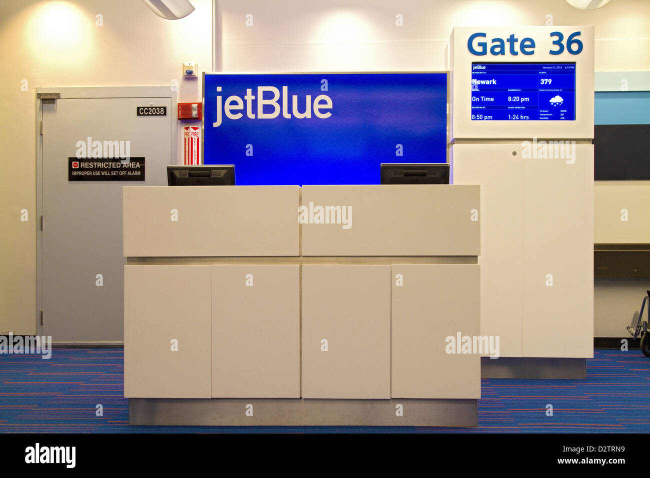 Jetblue gate Banque de photographies et d’images à haute résolution - Alamy