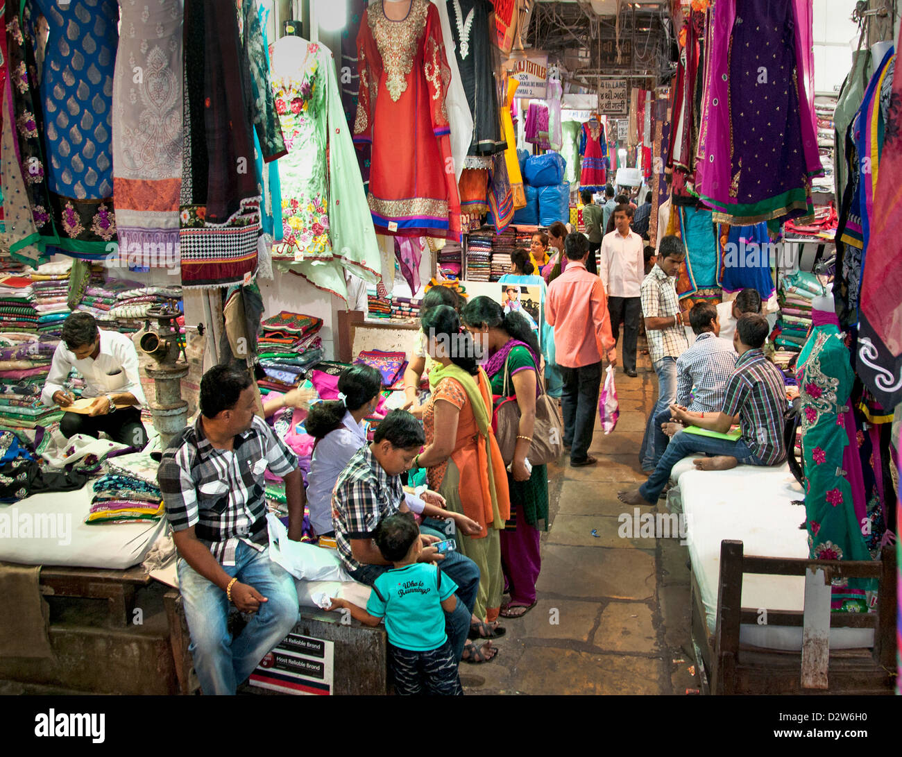 Jetha Mulji Market est le plus grand marché du textile en Asie Mumbai ...
