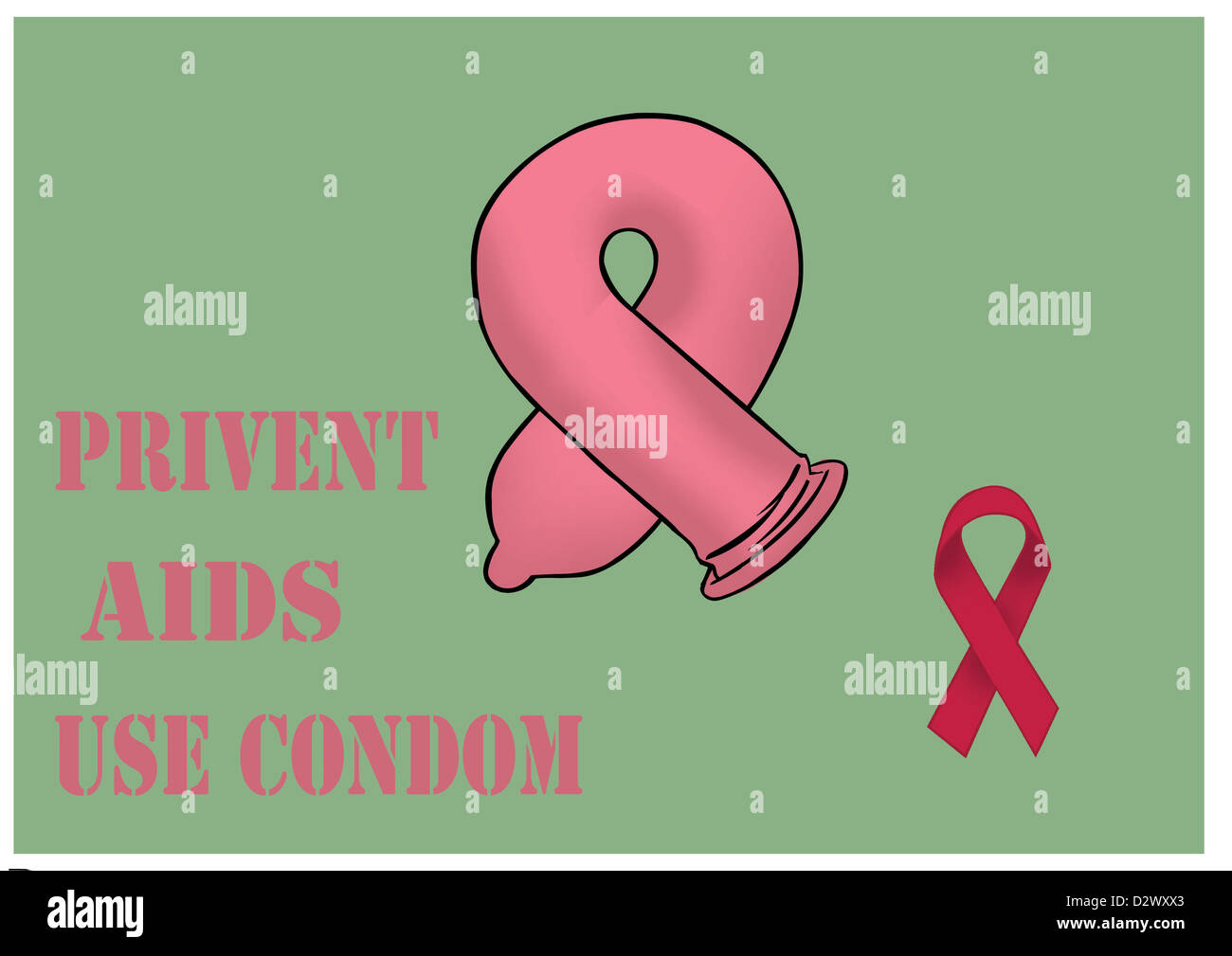 Aids slogan Banque d'image et photos - Alamy