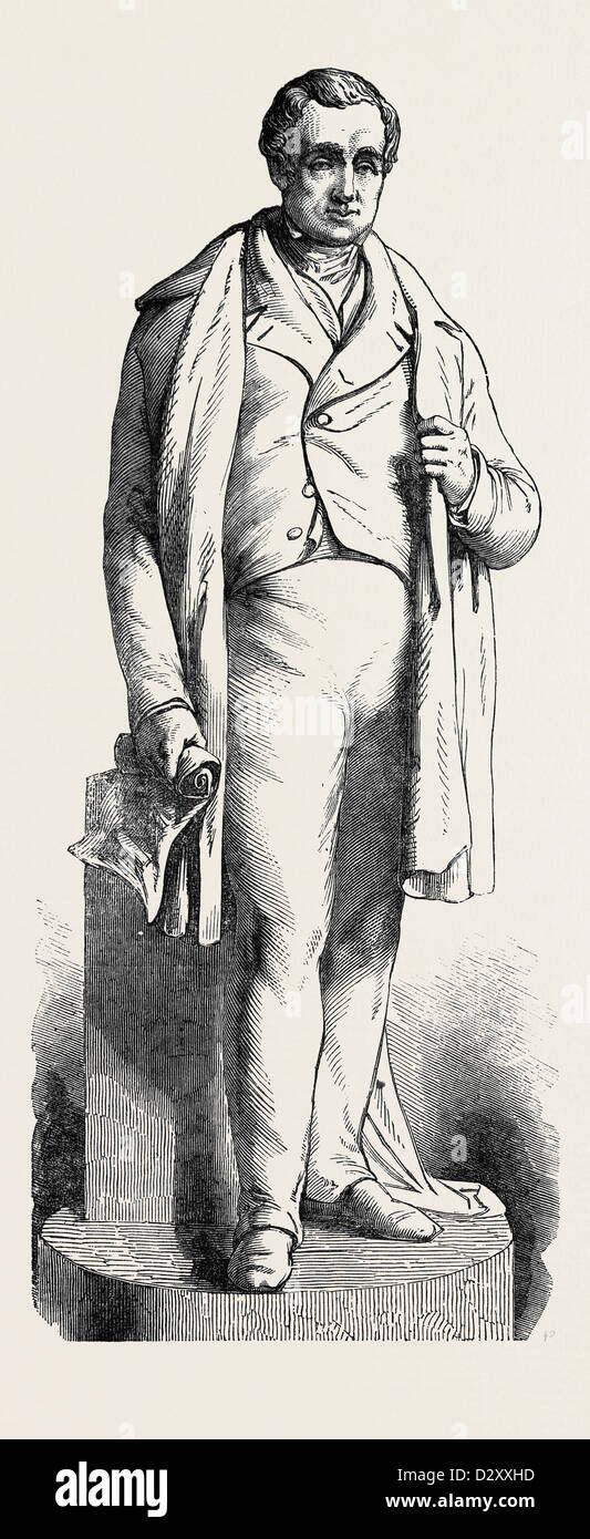 Statue De George Stephenson Banque d'image et photos - Alamy