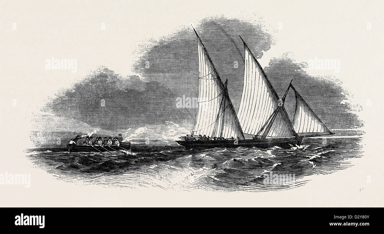 Gravure d'une felouque Banque de photographies et d’images à haute ...