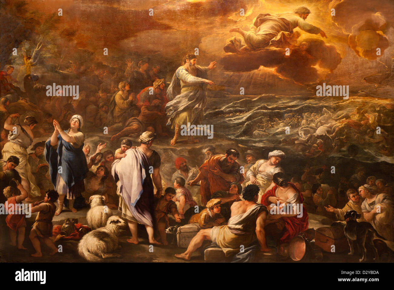 BERGAMO - 26 janvier : 'Passaggio del Mar Rosso' par Luca Giordano ...