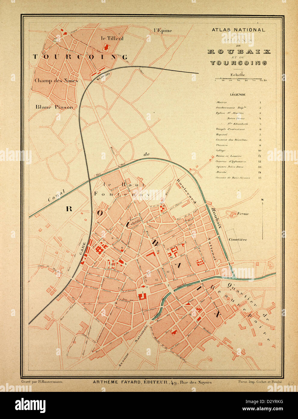 Roubaix plan Banque de photographies et d’images à haute résolution - Alamy