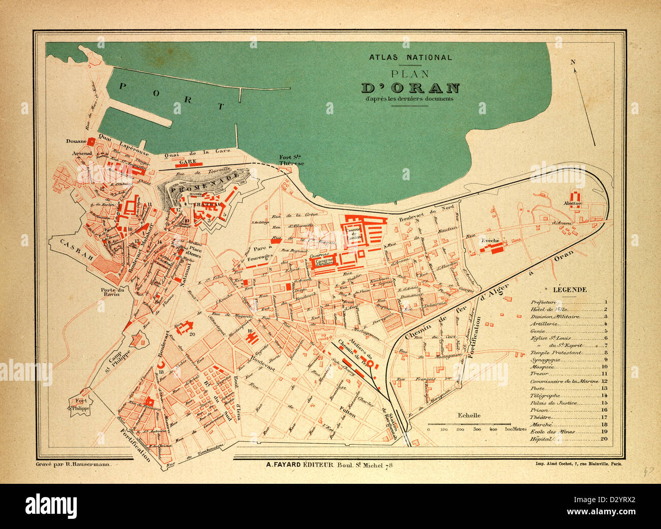 Carte d'oran Banque de photographies et d’images à haute résolution - Alamy