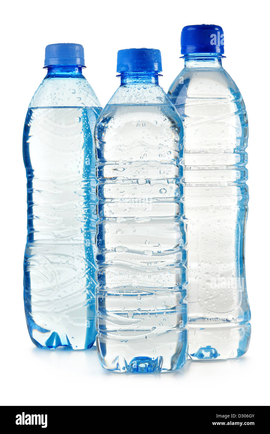 La composition avec le polycarbonate des bouteilles en plastique d'eau ...