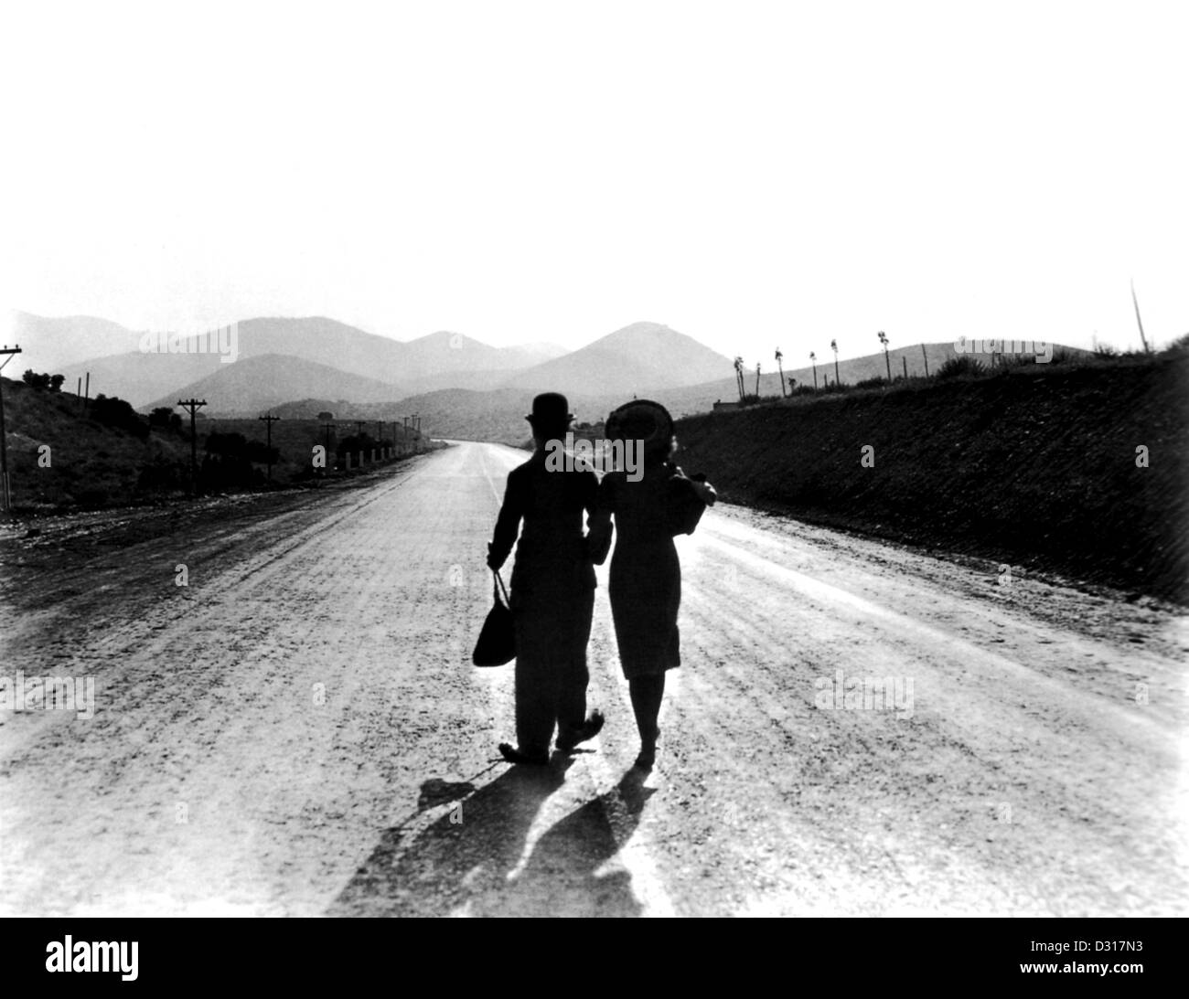 Les temps modernes Banque d'images noir et blanc - Alamy