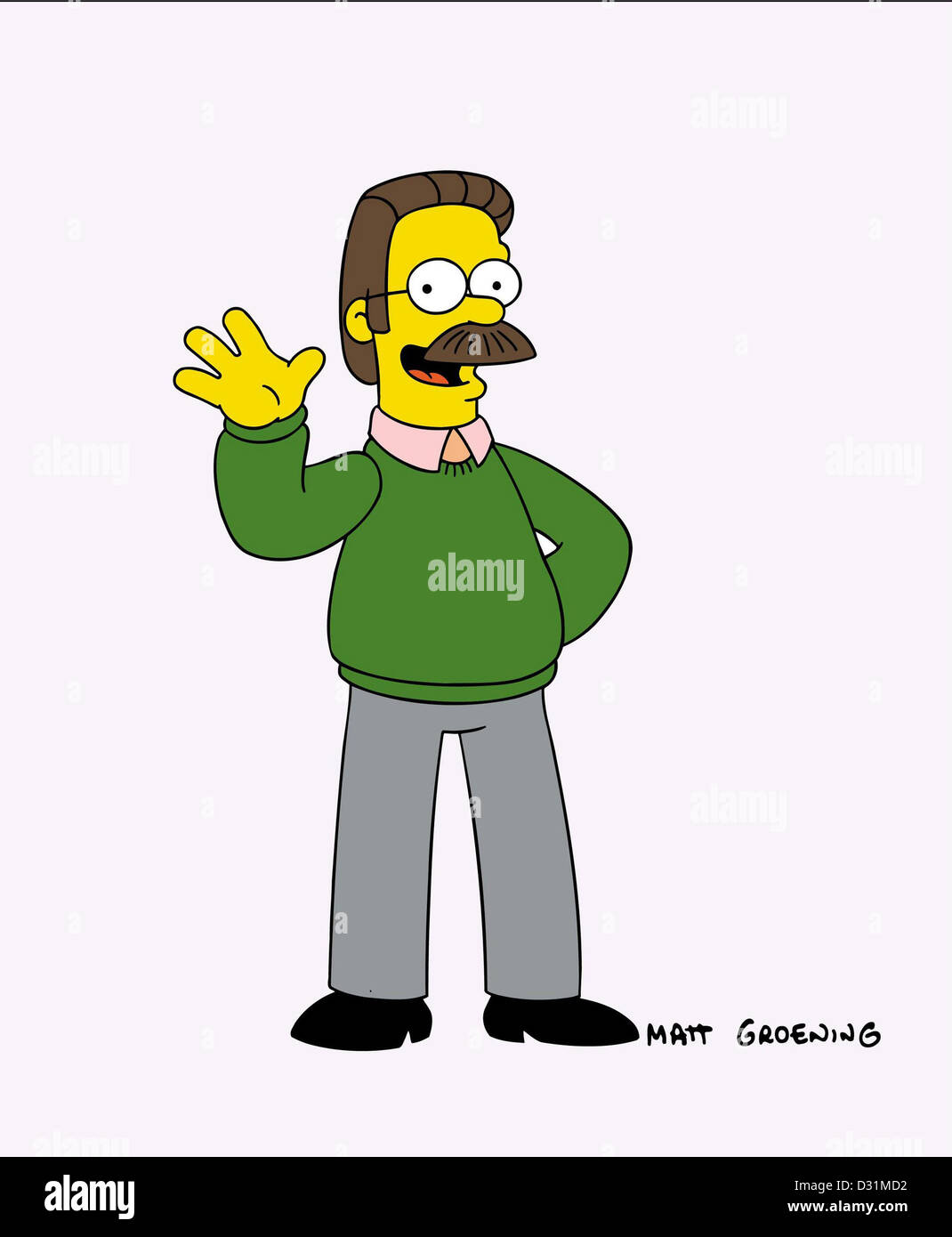 Ned flanders the simpsons Banque de photographies et d’images à haute ...