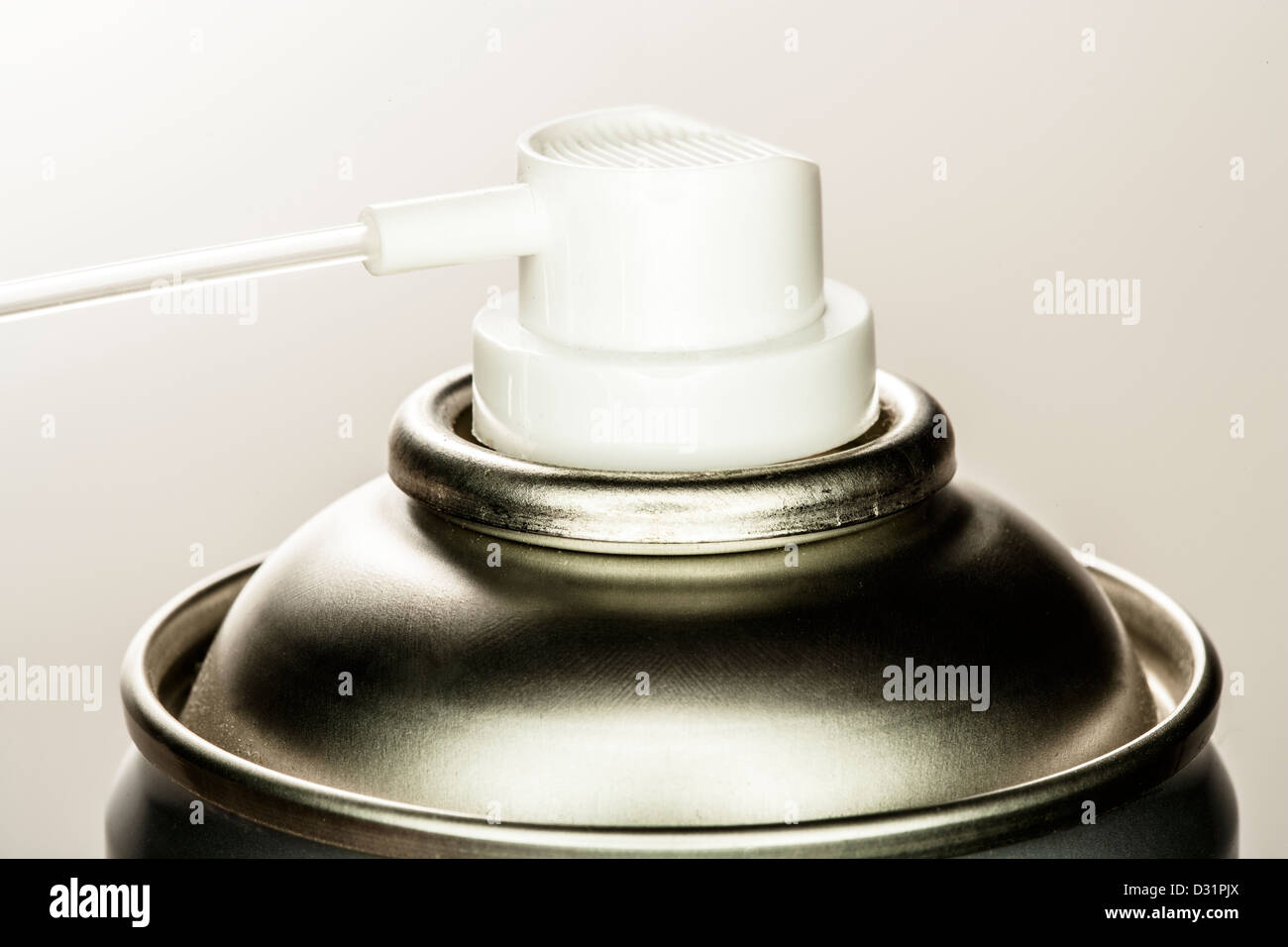 Aérosol, Spray, peut, de la peinture, isolé, image en couleur, blanc ...