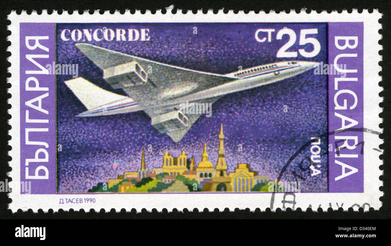 Bulgaria post mark stamp Banque de photographies et d’images à haute ...