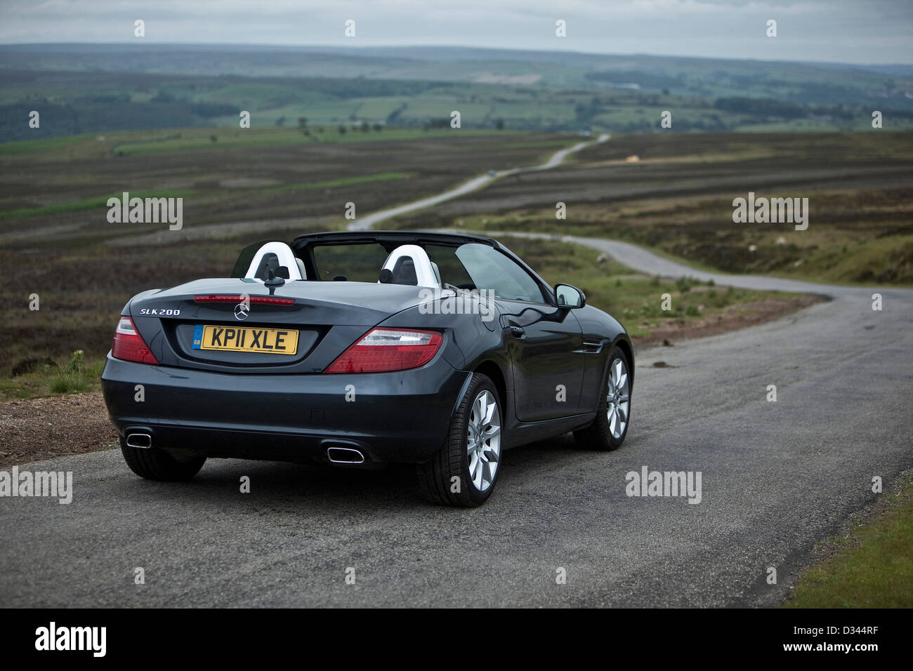 Voiture de sport convertible britannique Banque de photographies et d ...