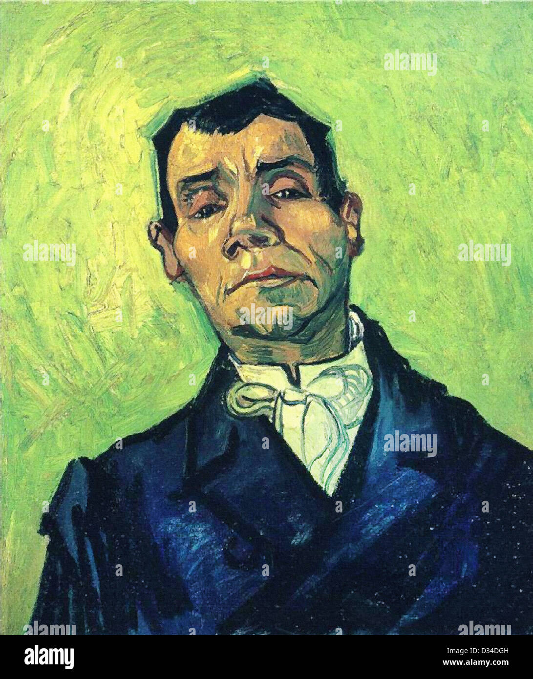 Vincent van Gogh : Portrait of a Man). 1888. Huile sur toile ...