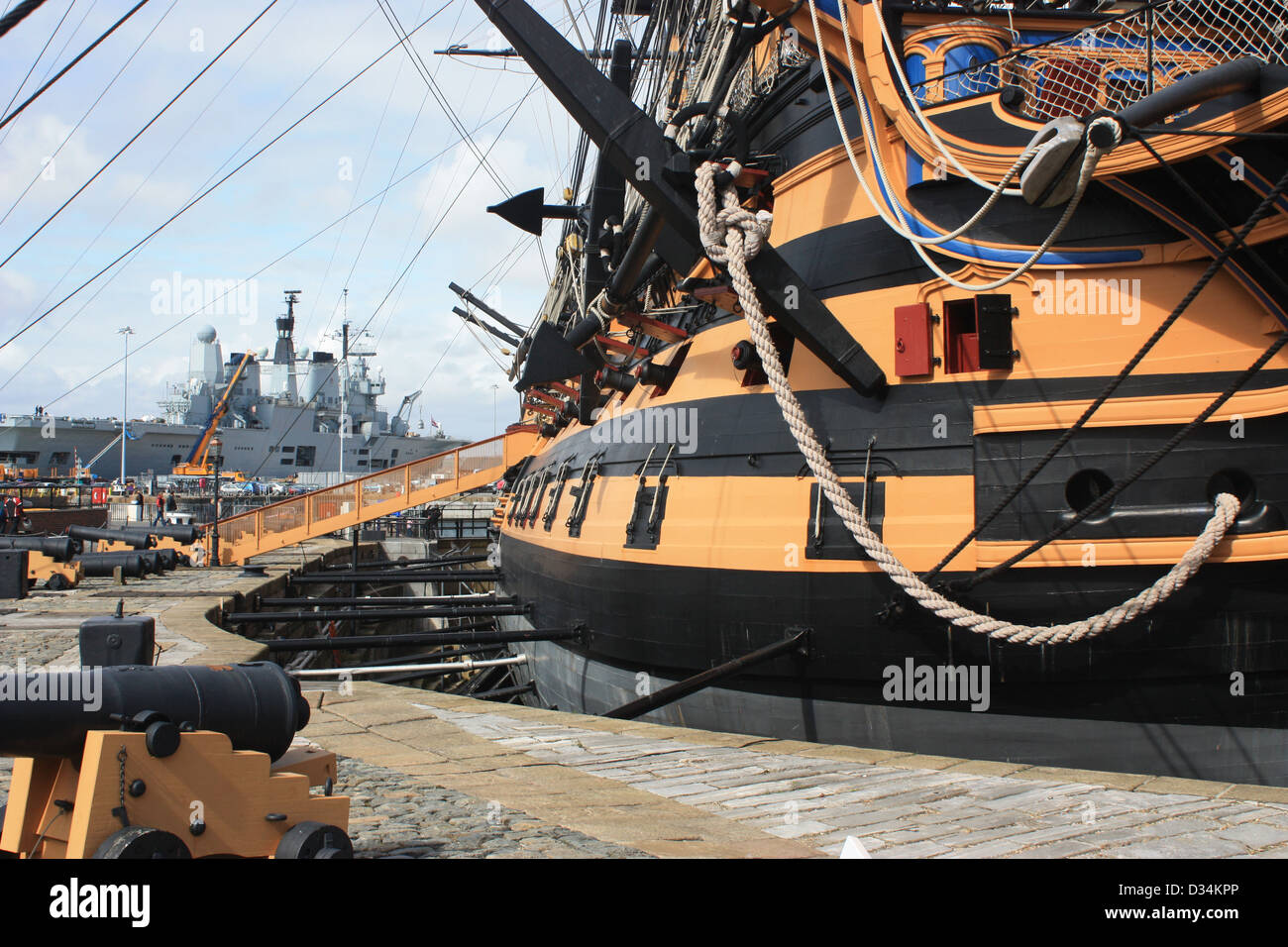 Nelson ship canon navy Banque de photographies et d’images à haute ...
