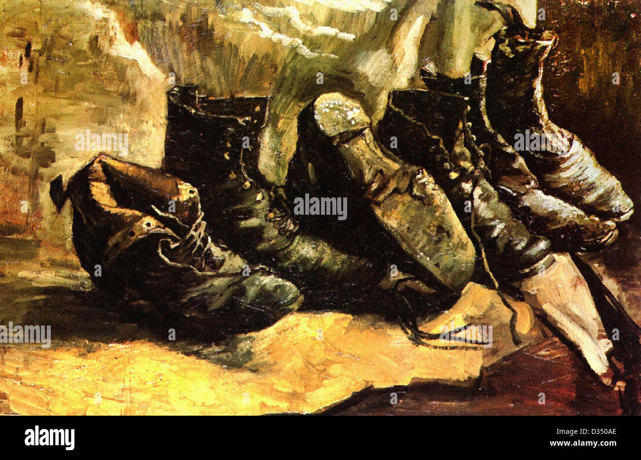 Vincent van Gogh, trois paires de chaussures. 1886. Le ...