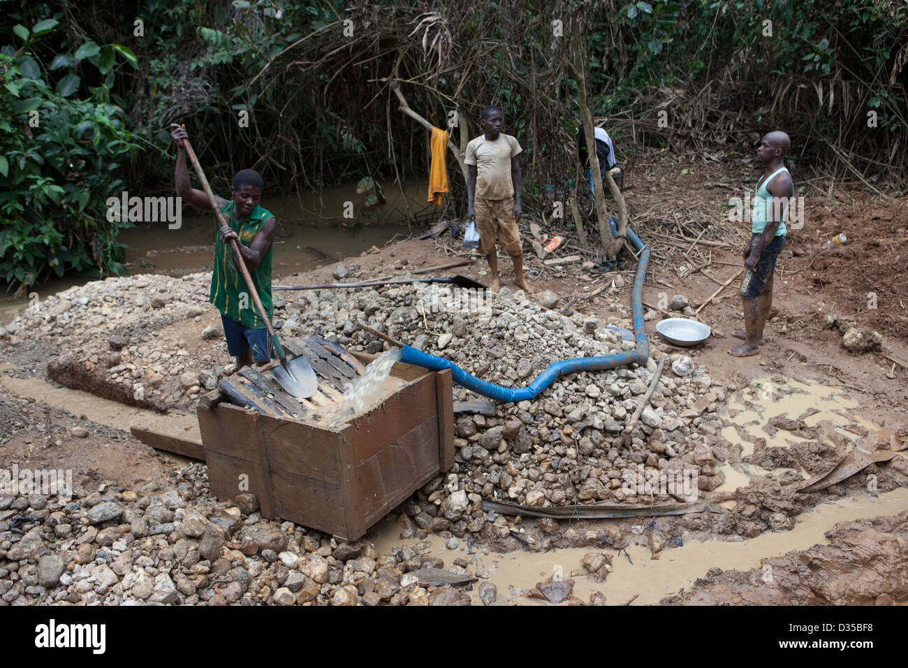 L'exploitation des mines congo Banque de photographies et d’images à ...