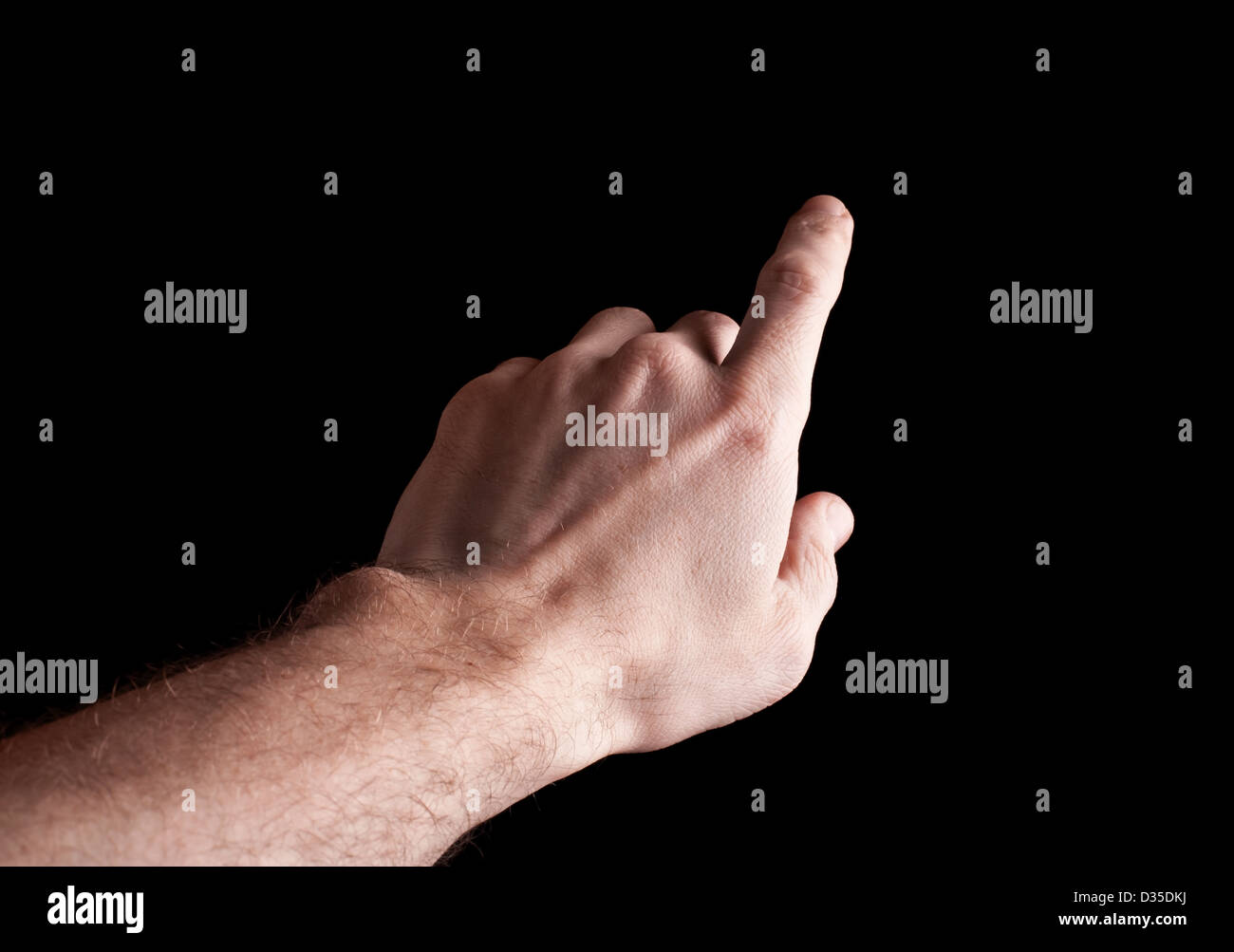 Doigt noir Banque de photographies et d’images à haute résolution - Alamy
