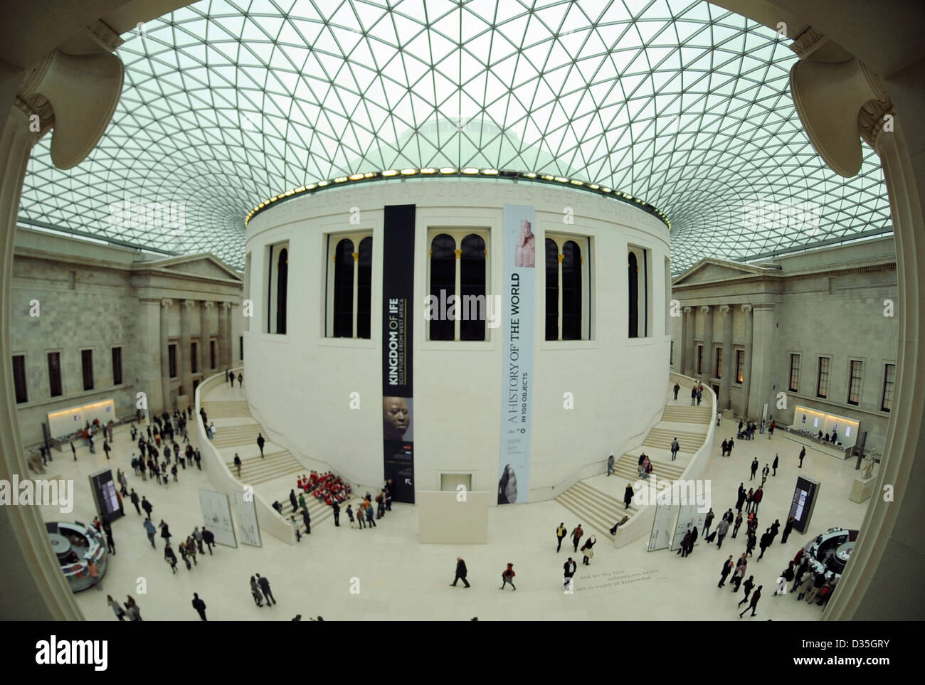 La grande salle de lecture du british museum Banque de photographies et ...