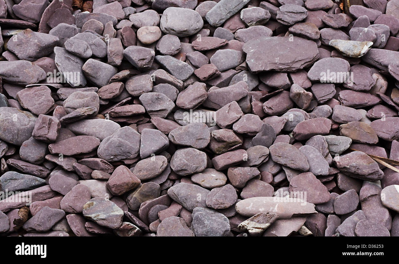 Pebblestones ou gravillons décoratifs granulats pour les sentiers du ...