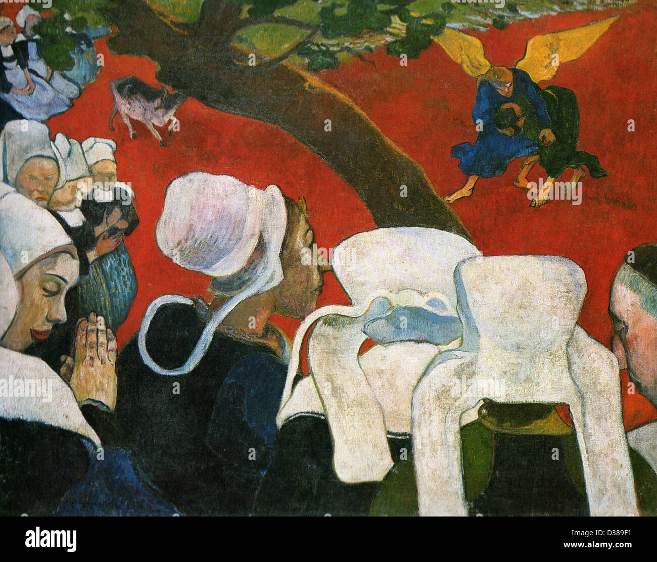 Vision après le sermon gauguin Banque de photographies et d’images à ...