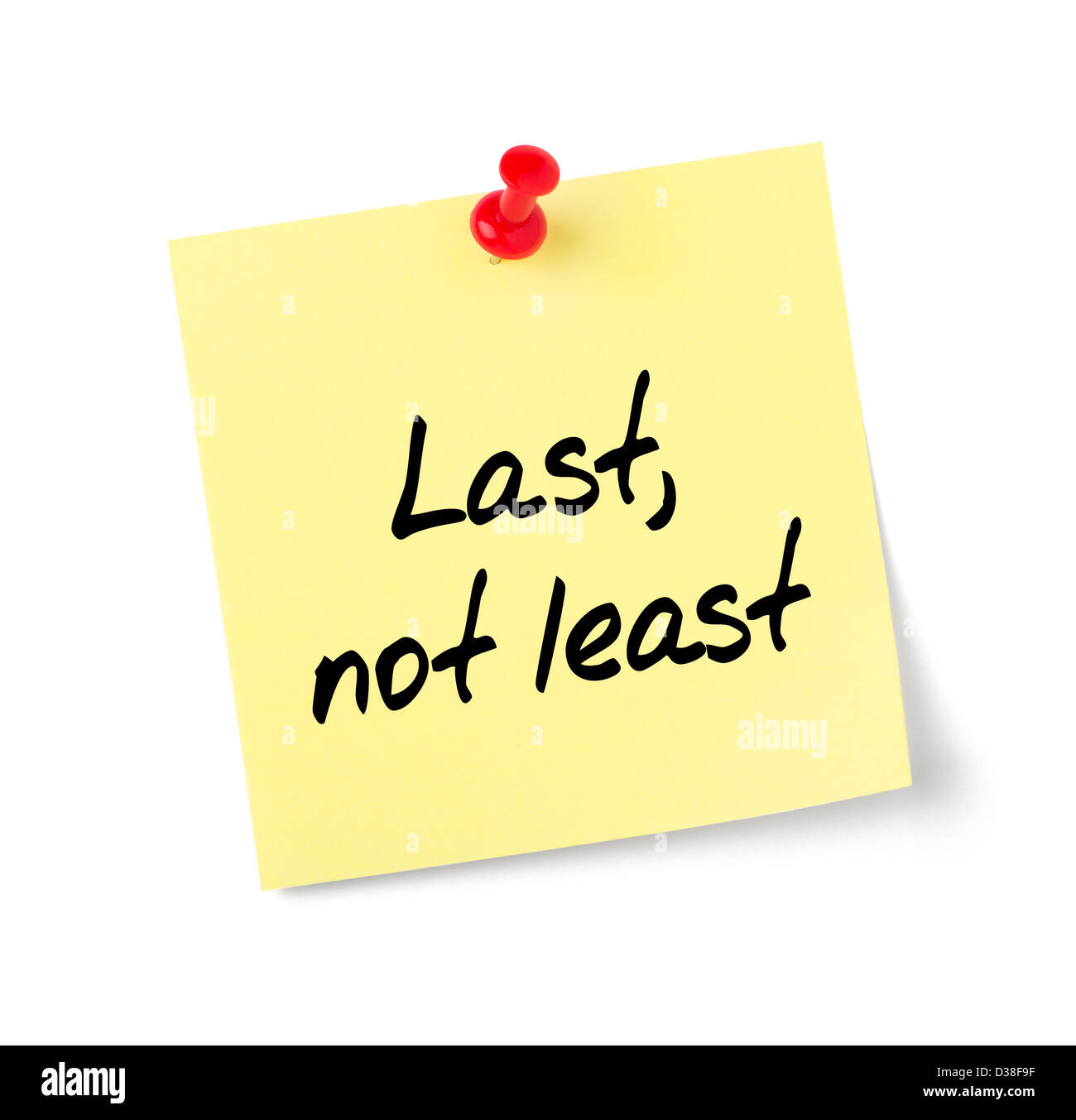 Dernier rappel Banque d'images détourées - Alamy