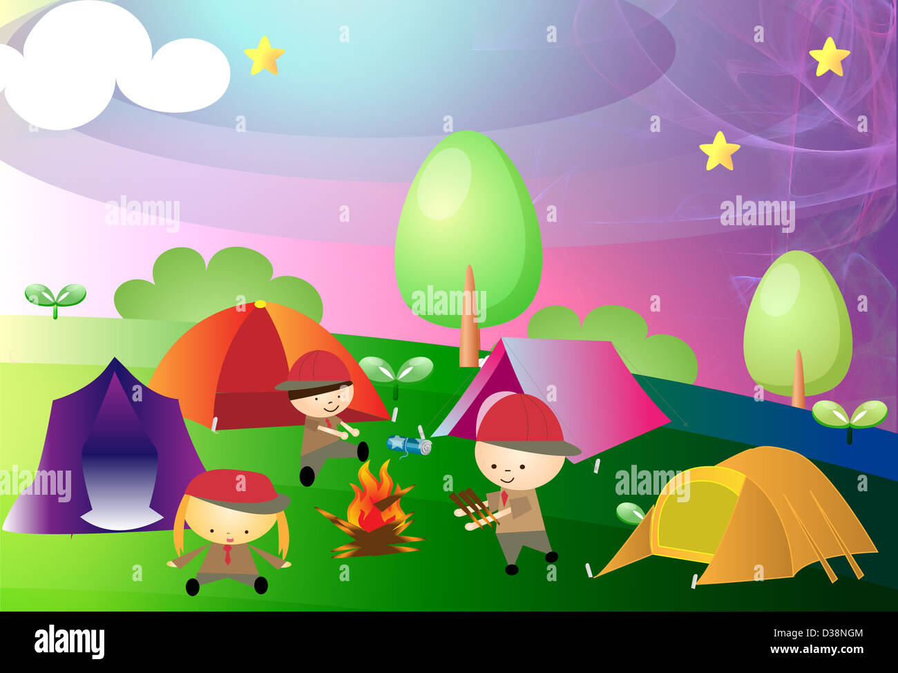 Scout filles Banque de photographies et d’images à haute résolution - Alamy