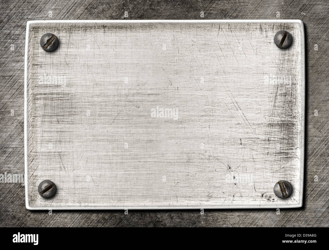 Scratched round metal plate texture Banque de photographies et d’images ...