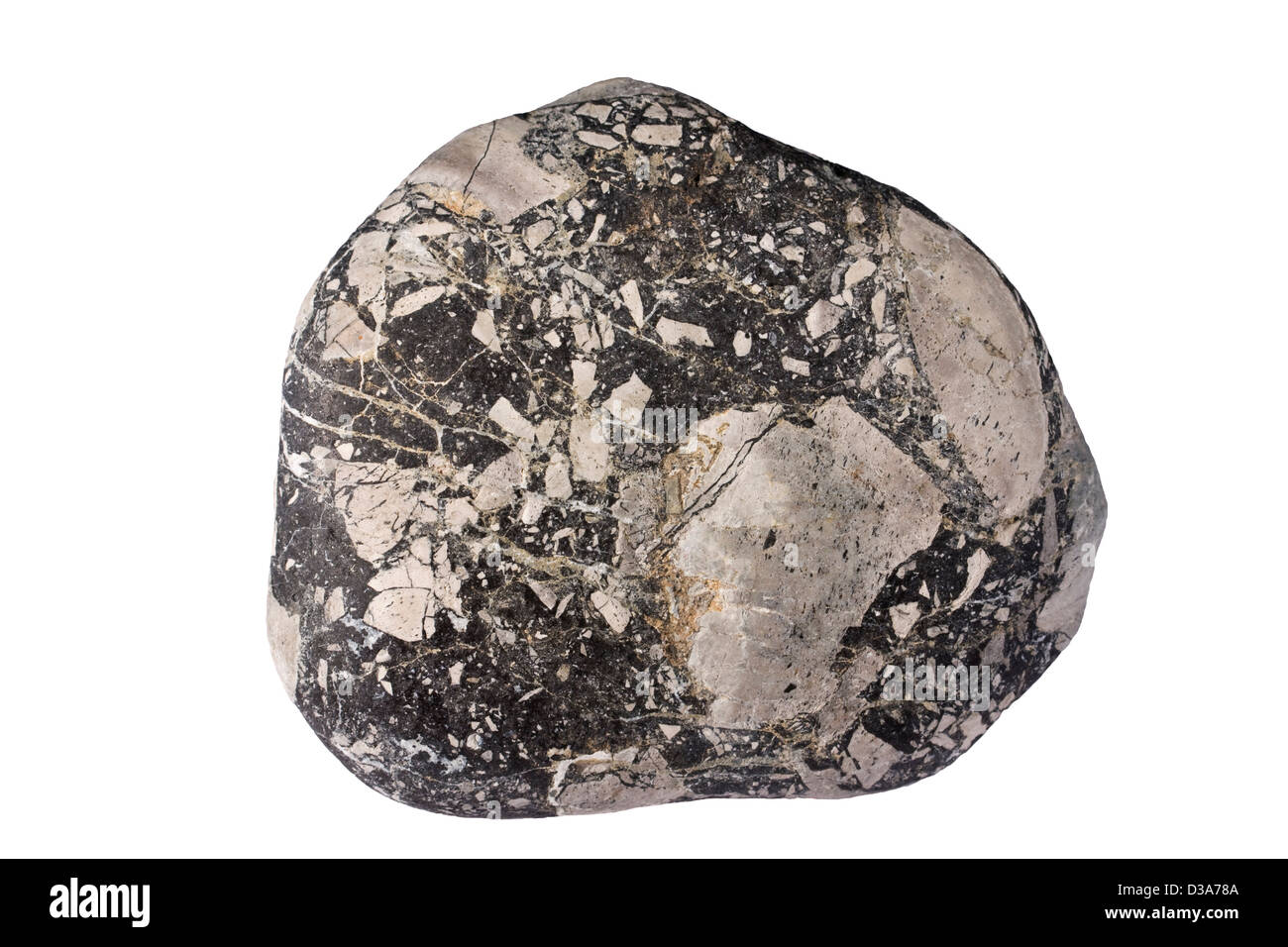 Brèche volcanique Banque d'images détourées - Alamy