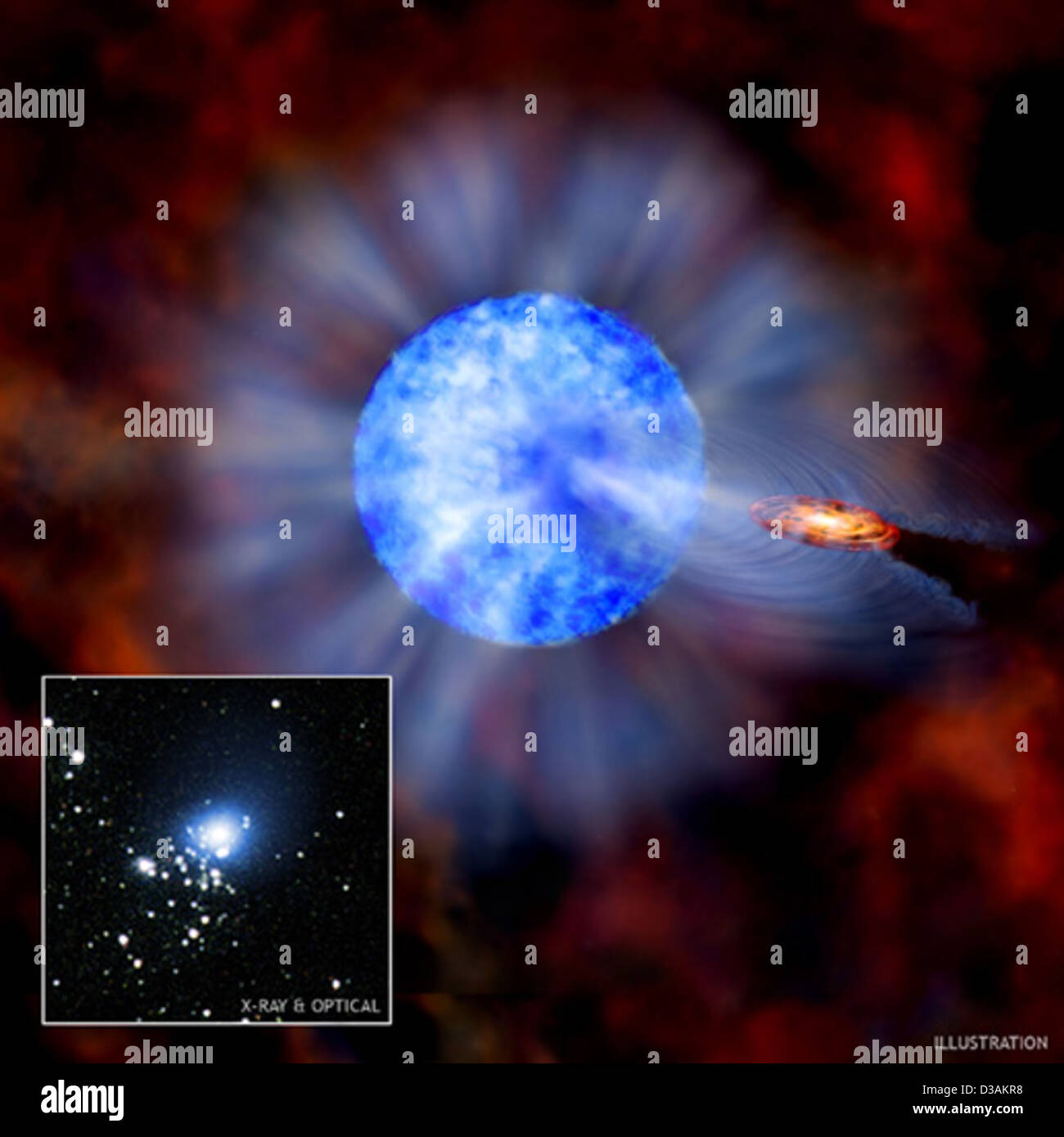 L'observatoire de rayons X Chandra de la NASA a découvert le trou noir ...