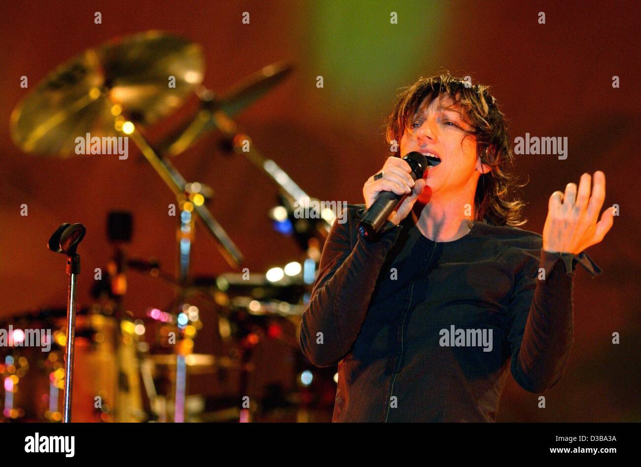 Italian rock singer Banque de photographies et d’images à haute ...