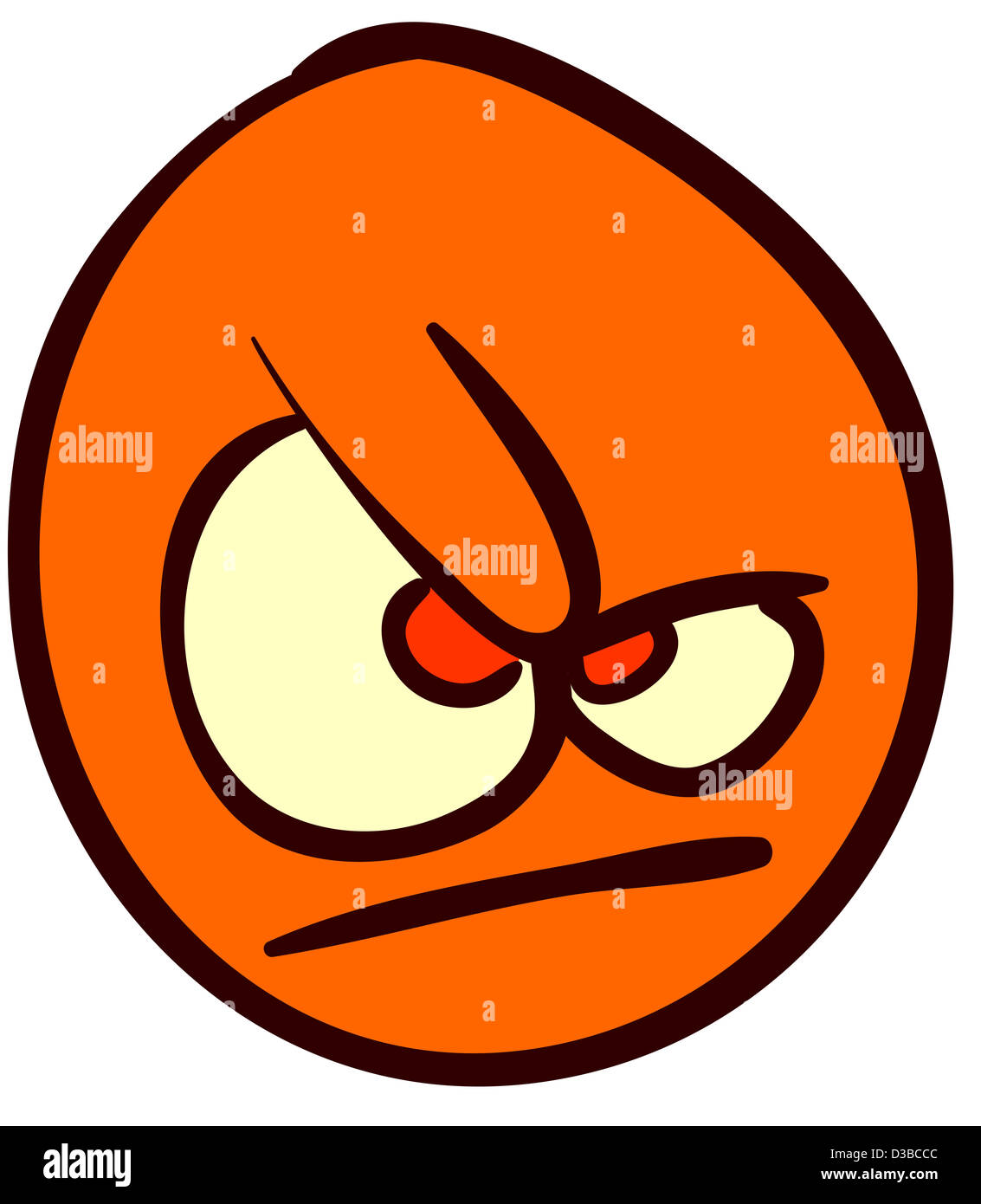 Smiley rigolo émotionnelle. Fait dans un style bande dessinée doodle ...