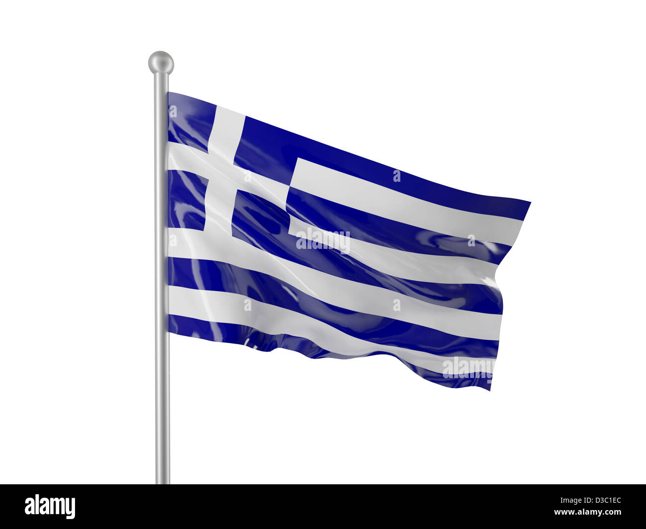 Drapeau grec Banque d'images détourées - Alamy