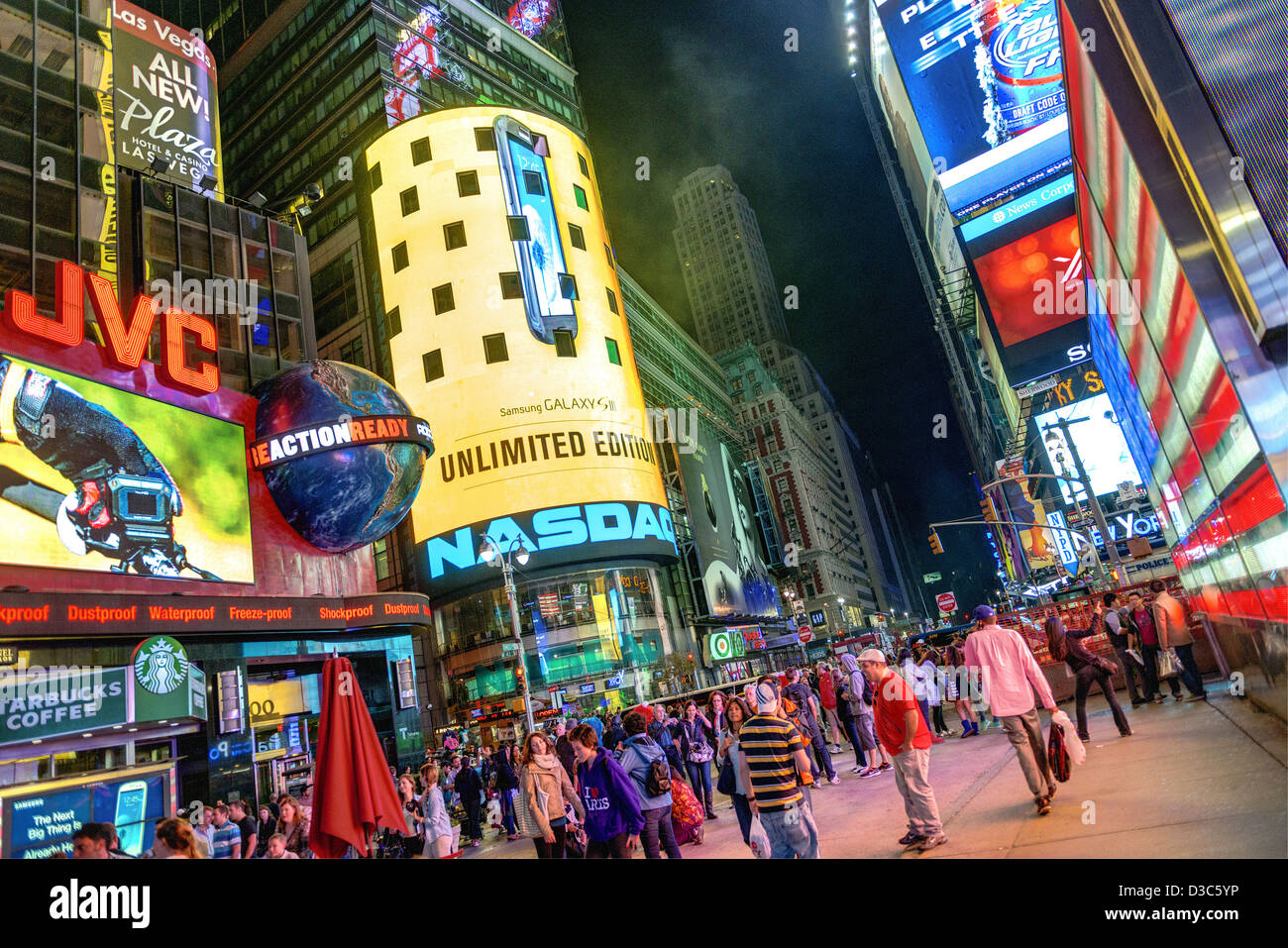 New york times square de nuit Banque de photographies et d’images à ...