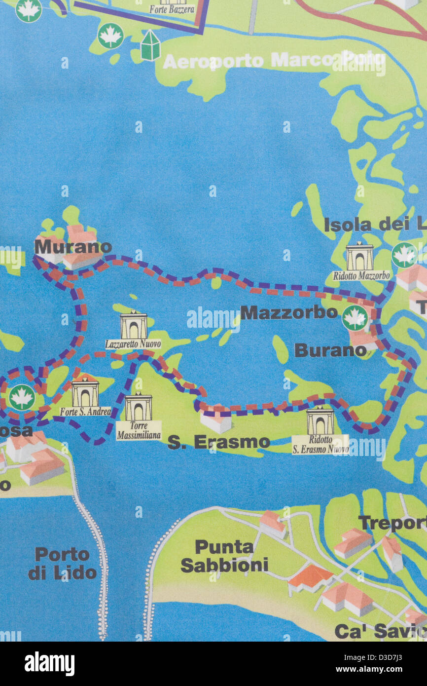 Plan détaillé venise Banque de photographies et d’images à haute ...