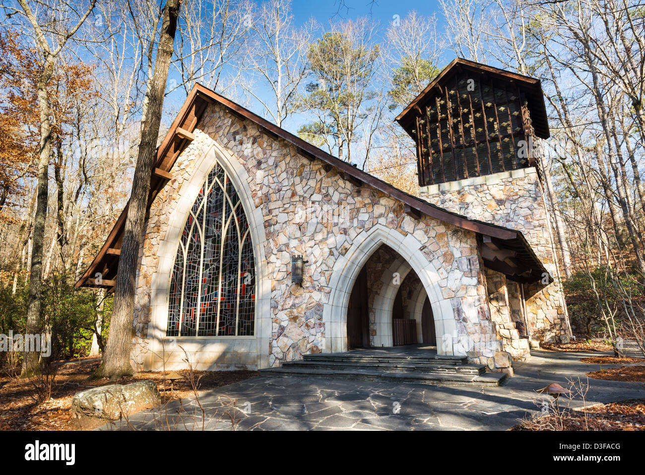 L'avant de la Chapelle du Souvenir, à l'Ida Cason Callaway Gardens ...