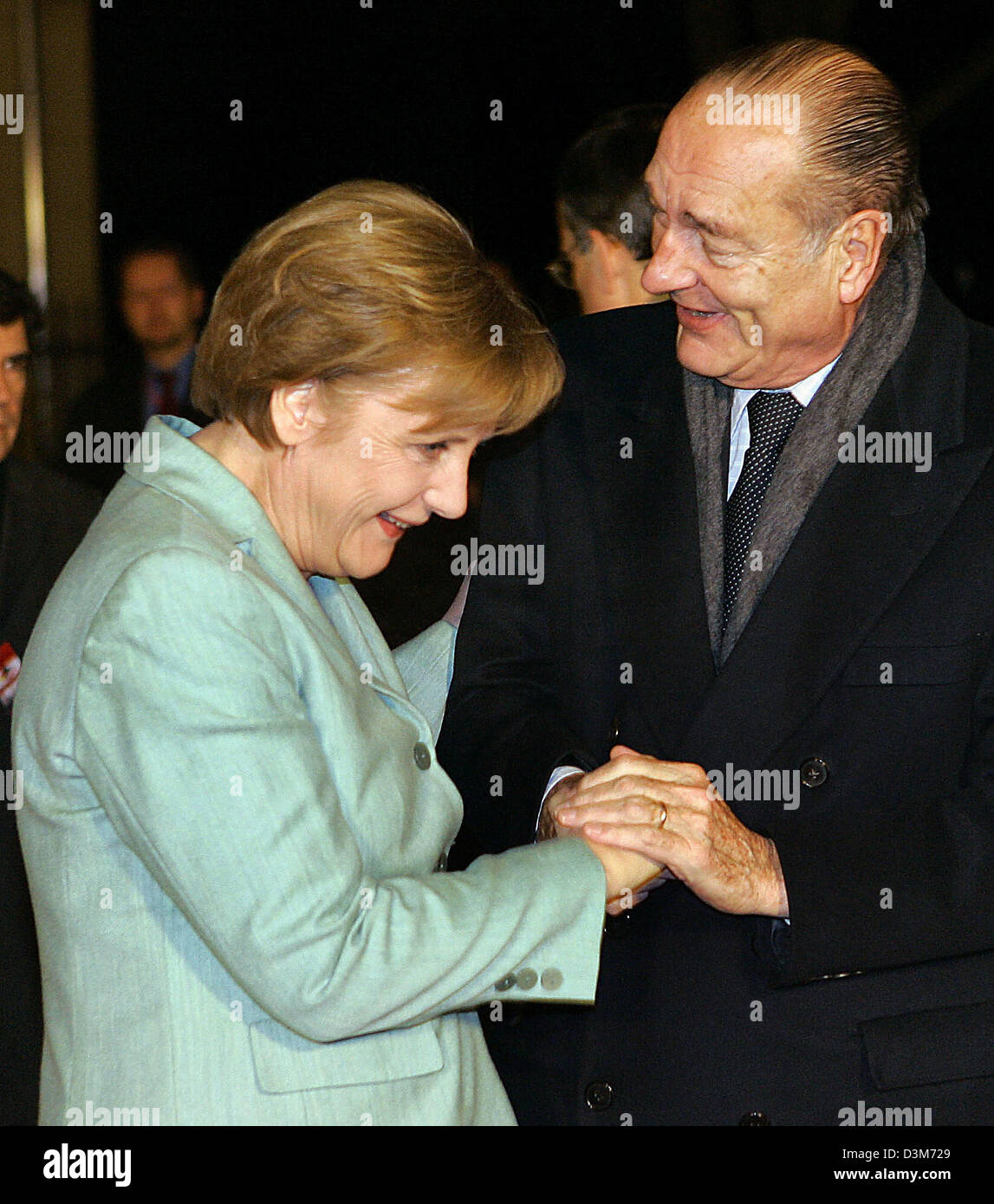Angela merkel jacques chirac Banque de photographies et d’images à ...
