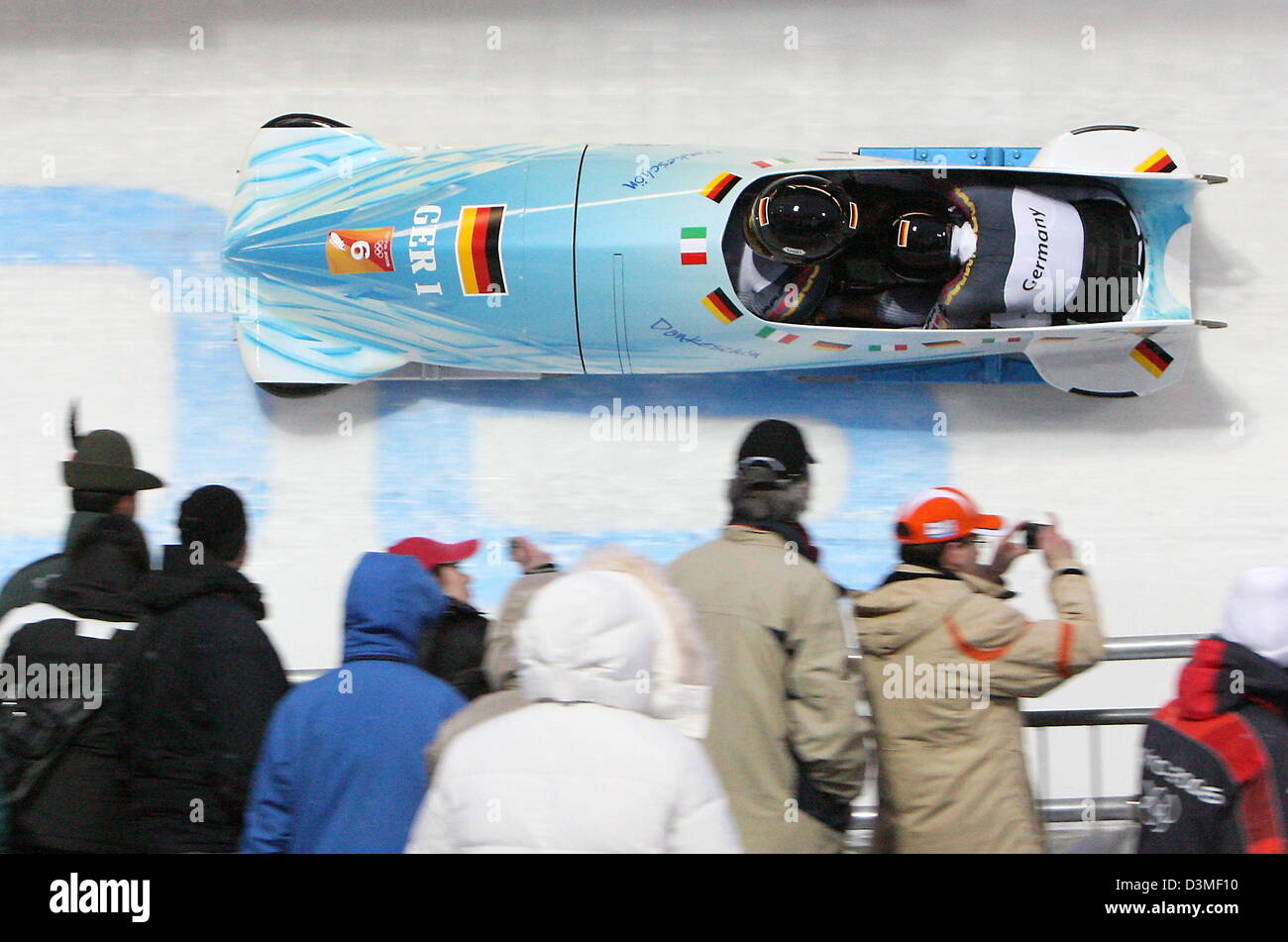 La piste de luge olympique Banque de photographies et d’images à haute ...
