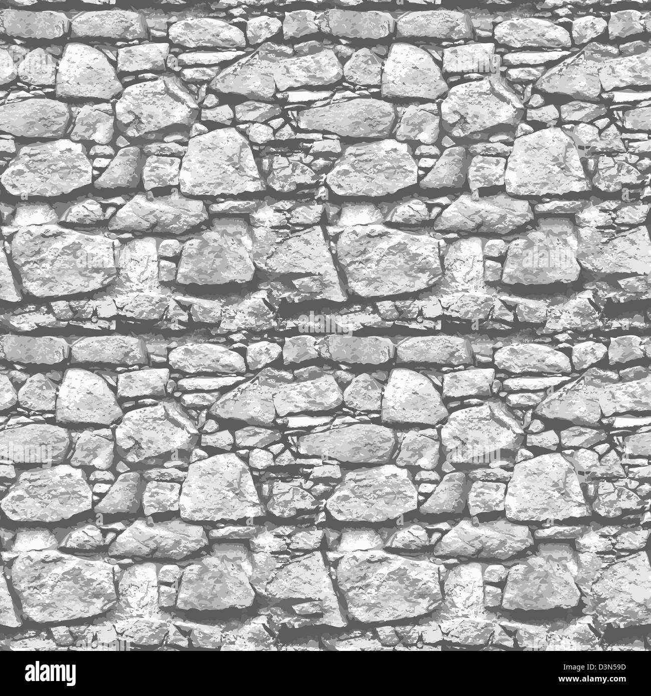 Mur de pierre - la parfaite illustration réaliste texture Photo Stock ...