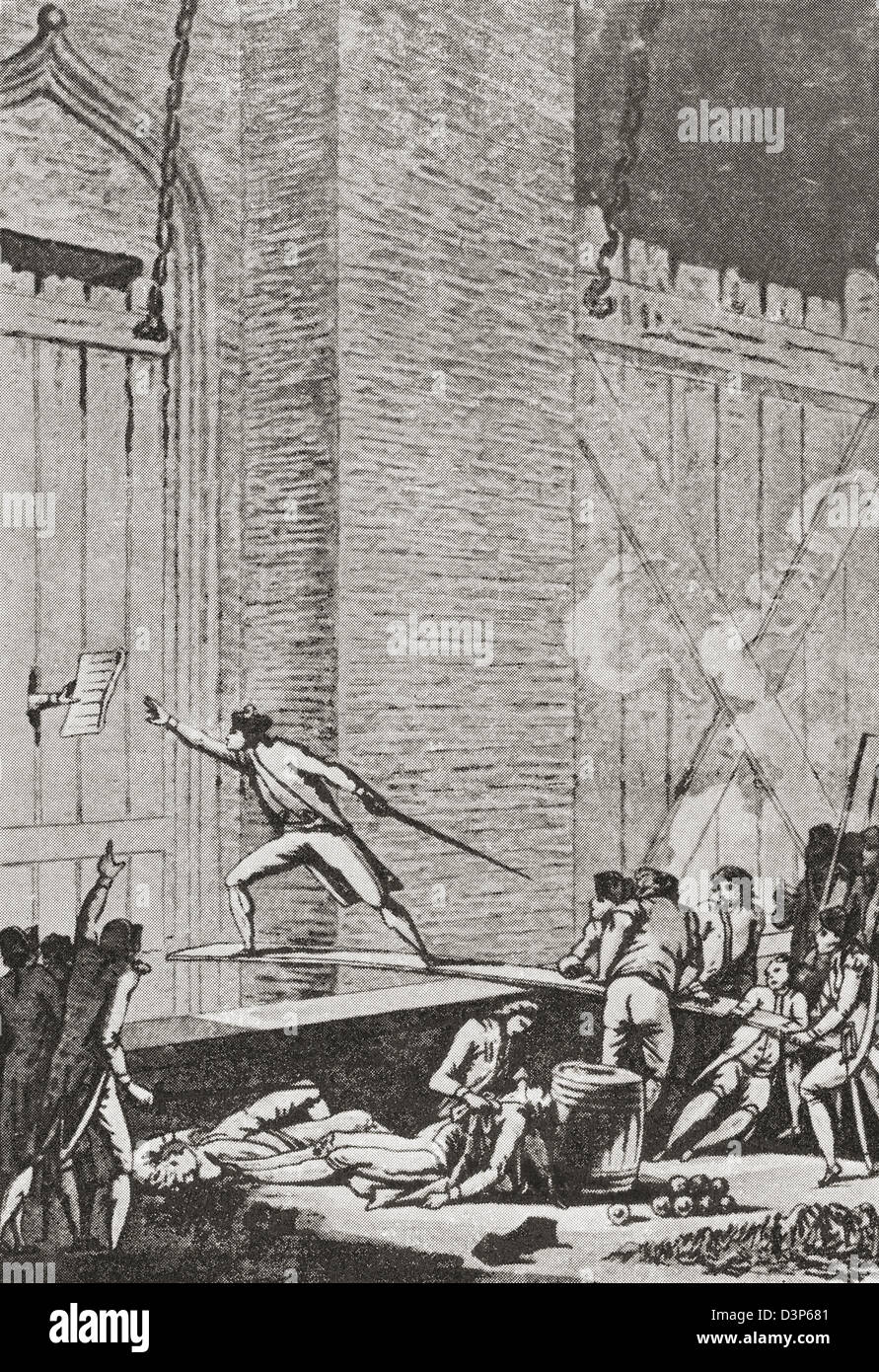 Stanislas Maillard d'accepter d'un des soldats Launay's 'capitulation ...