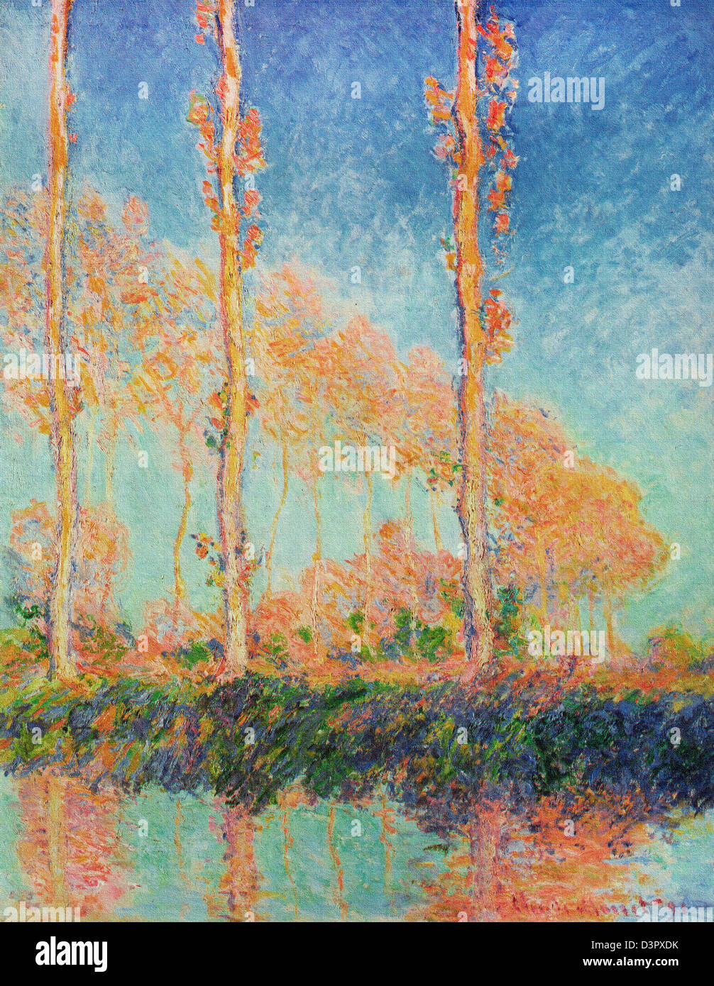 Claude monet poplars (autumn) 1891 Banque de photographies et d’images ...