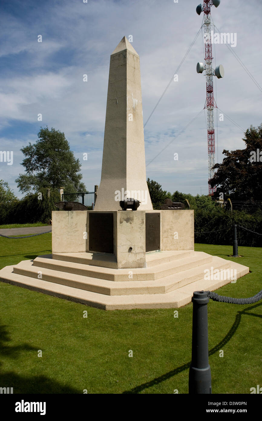 Pozieres Mémorial Tank sur la Somme en se rappelant la première ...