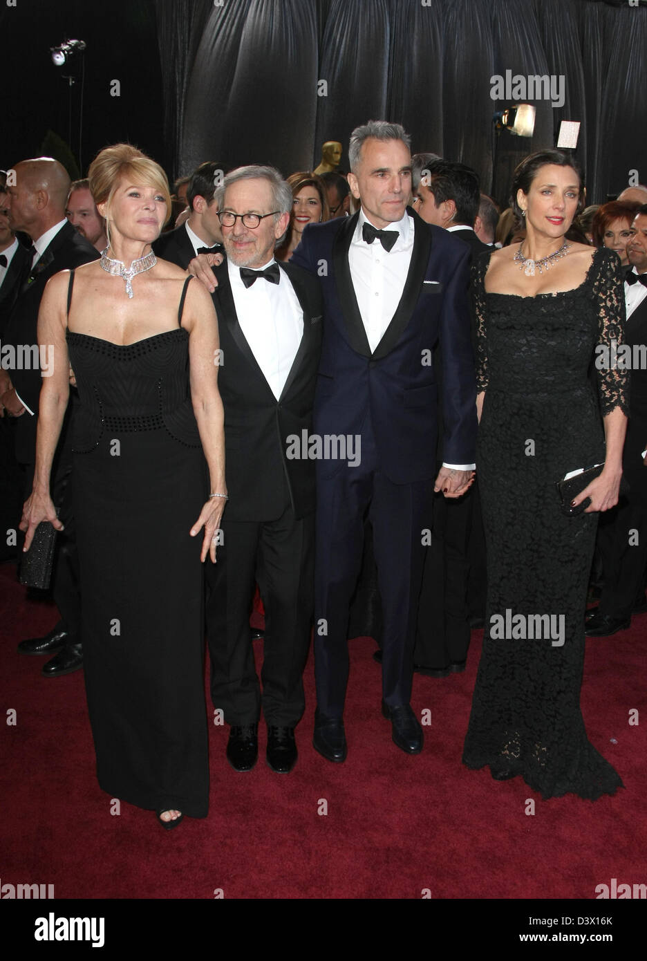 KATE CAPSHAW & Steven Spielberg & DANIEL DAY-LEWIS & REBECCA MILLER 85E ...
